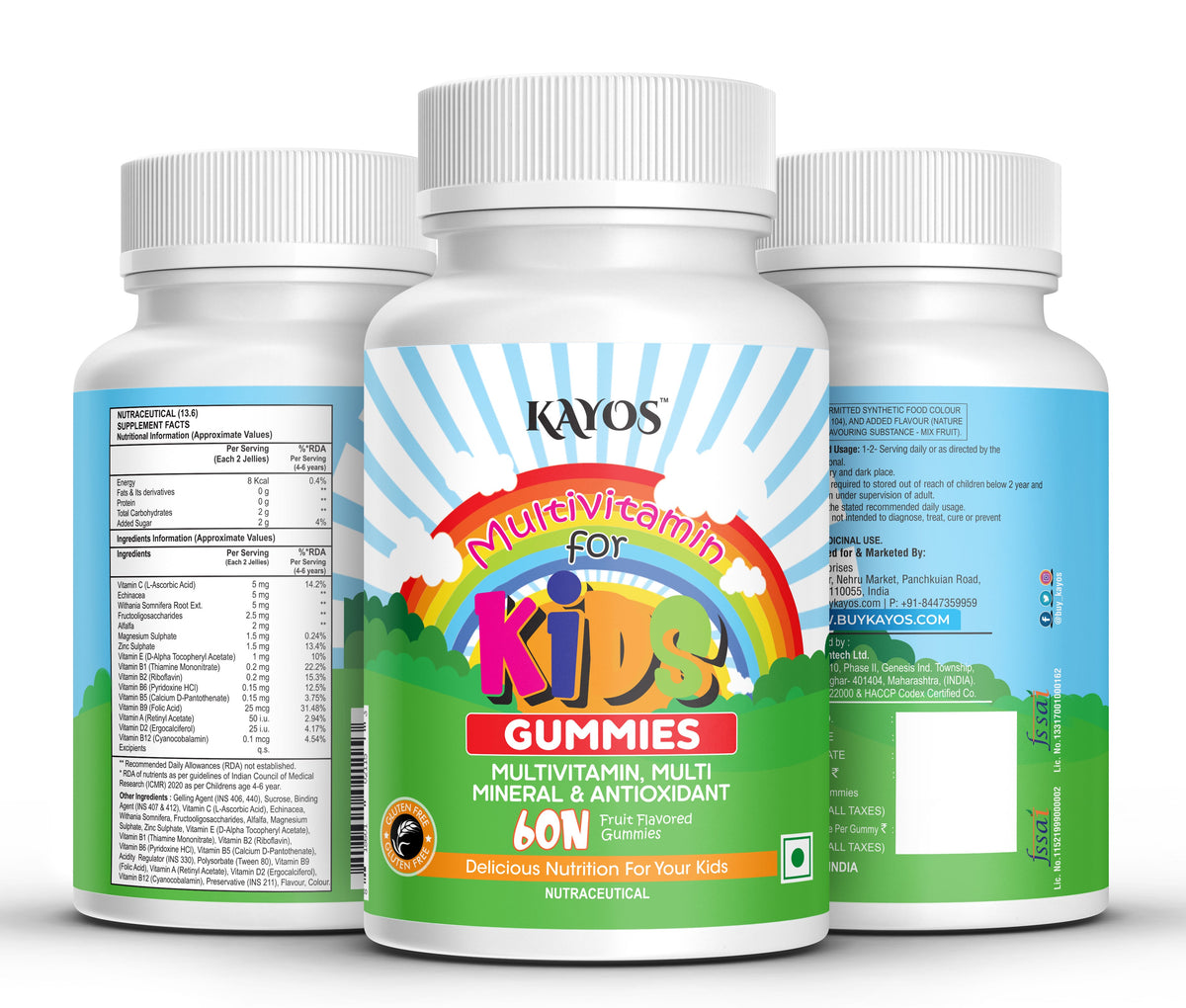 Kayos Multivitamin Gummies for Kids and Teens – BuyKayos.com